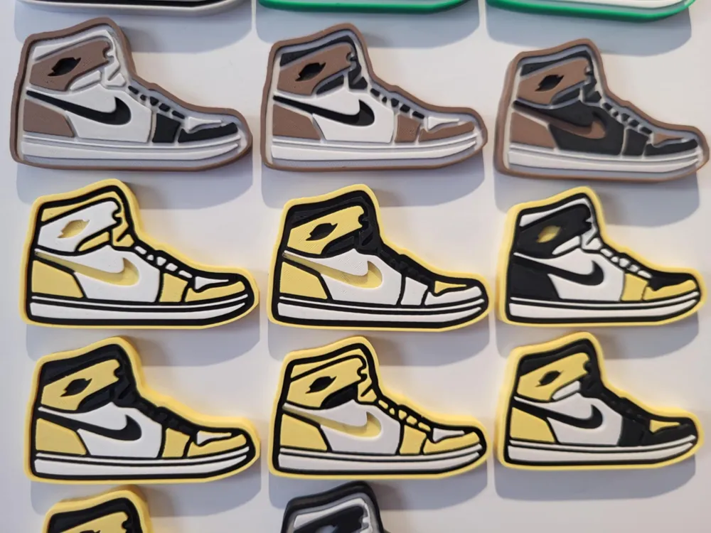 Jordan 1 Keychain and Magnet 8x2mm Remixed by JLabs3Dprinting - MakerWorld