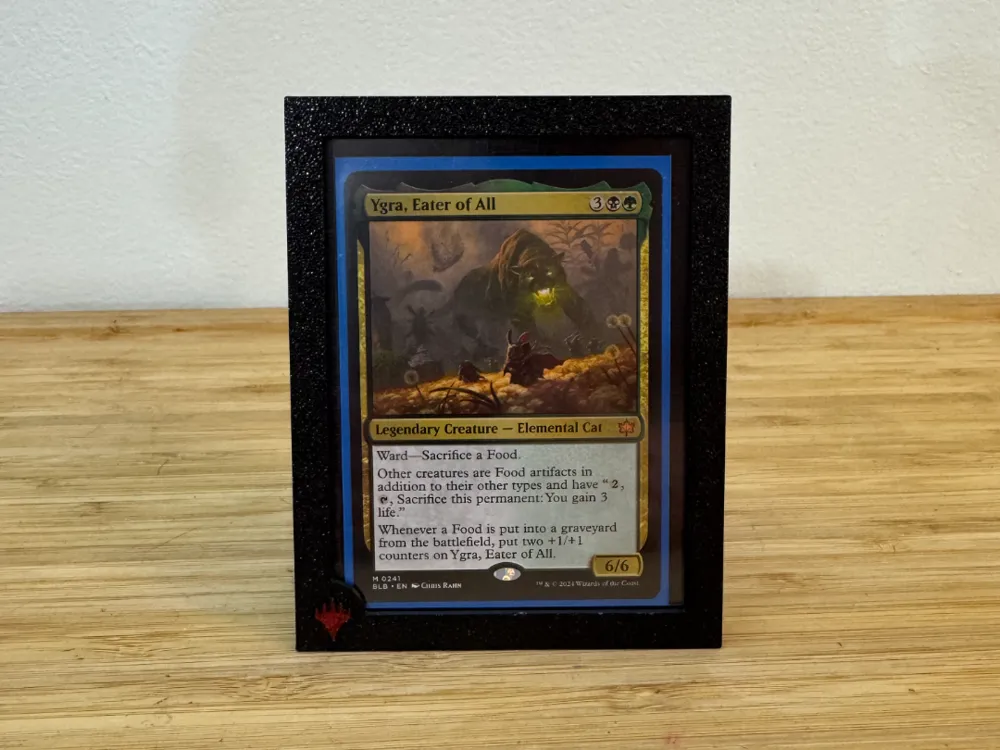 MTG card display - Free 3D Print Model - MakerWorld