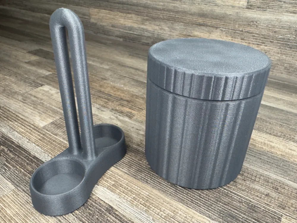 Salt and Pepper Shakers with Station and Travel Case by practical3D - MakerWorld