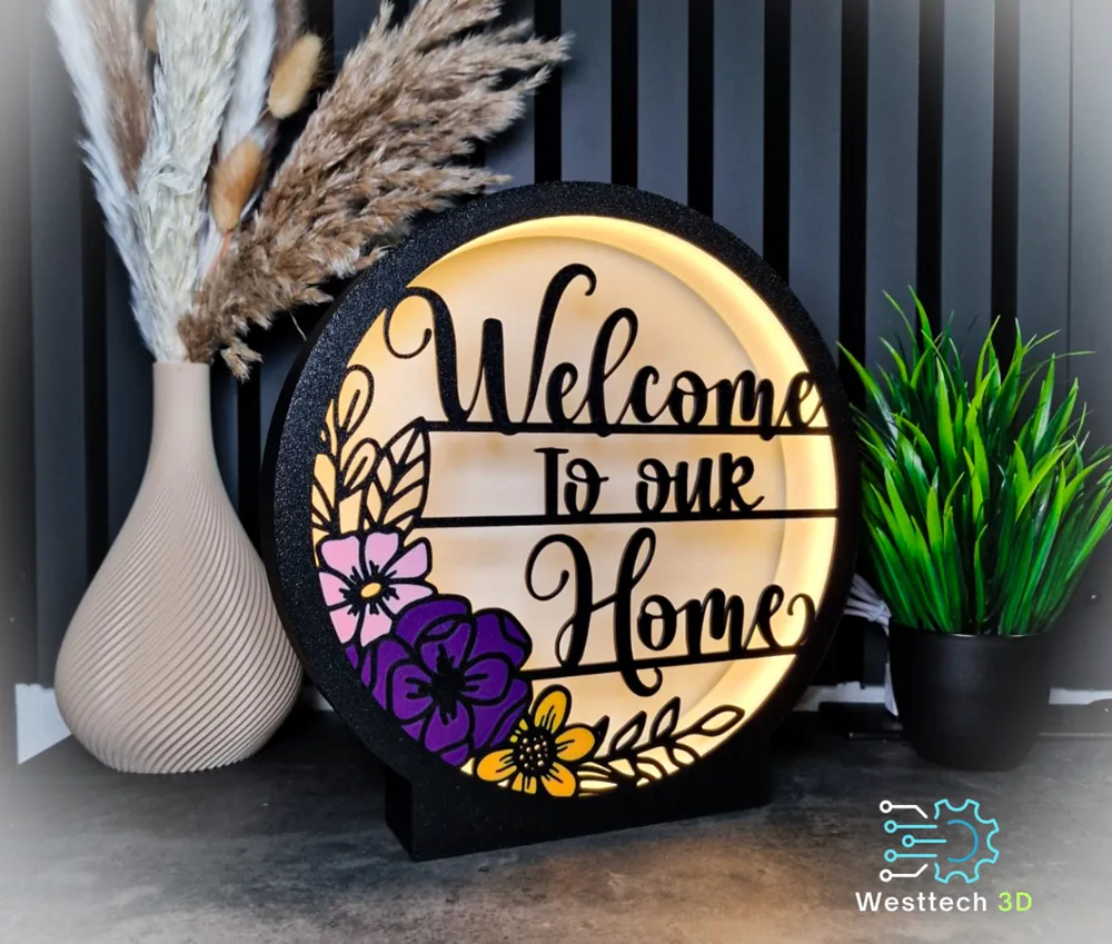 Welcome Home Led Lampe by Edelassi - MakerWorld