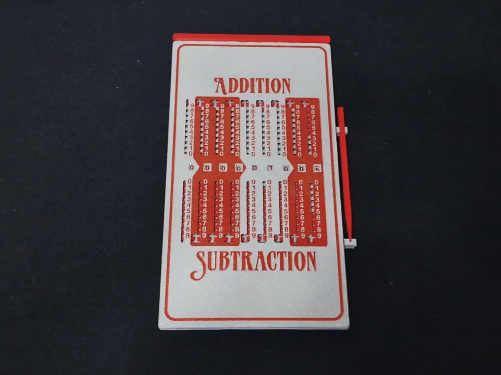 Addiator / Subtractor - Mechanical Calculator by IQELIX - MakerWorld
