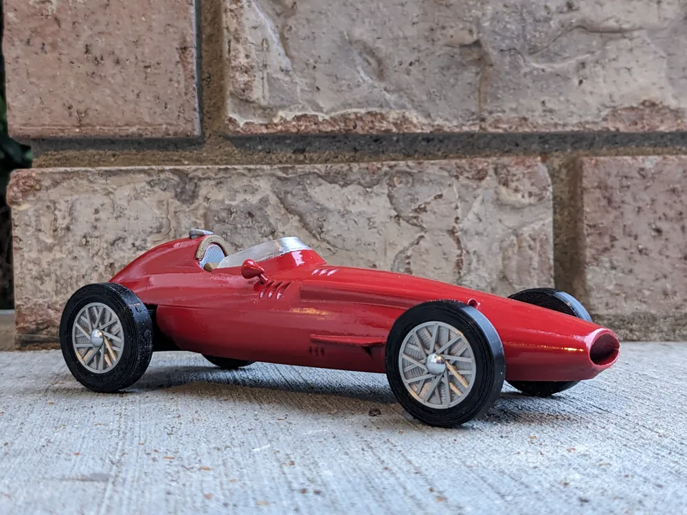 1957 Maserati 250F (Pinewood Derby Car Shell) by Troysterr - MakerWorld