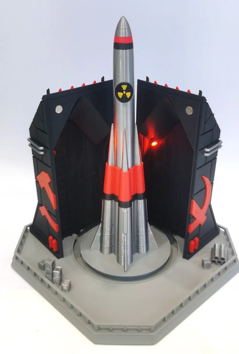 Red Alert 2 Nuclear Silo Super Weapon Rotatable Open and Close, Nuclear ...