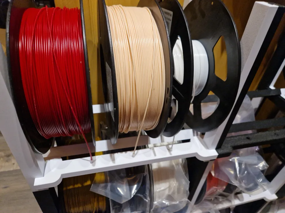 PTFE Tube Row for B-Lab 3D Modular Spool Rack Remixed by Sams Printing ...