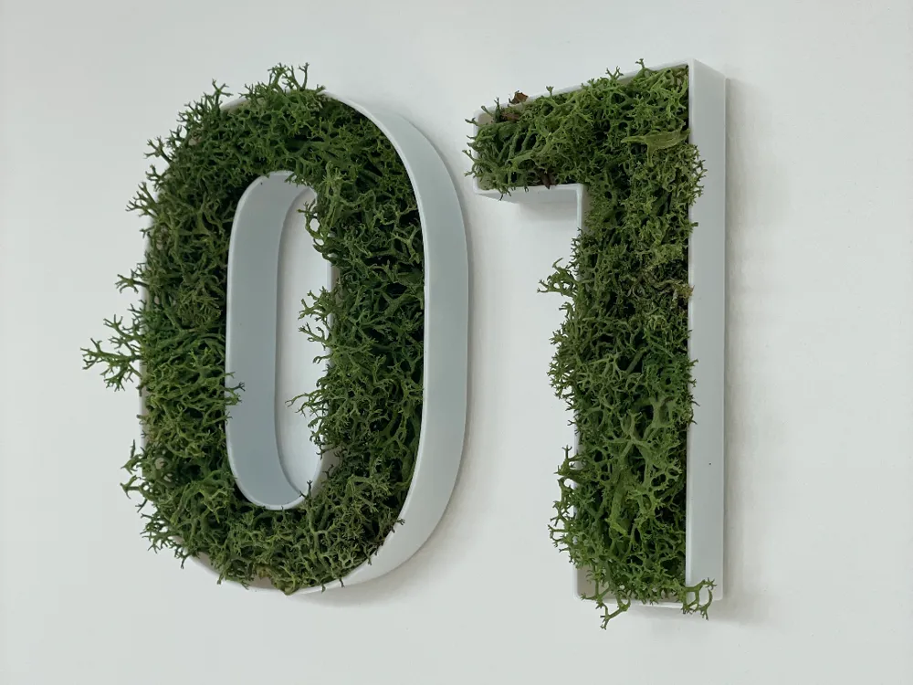 Moss Numbers by 3DPrintz MakerWorld: Download Free 3D Models