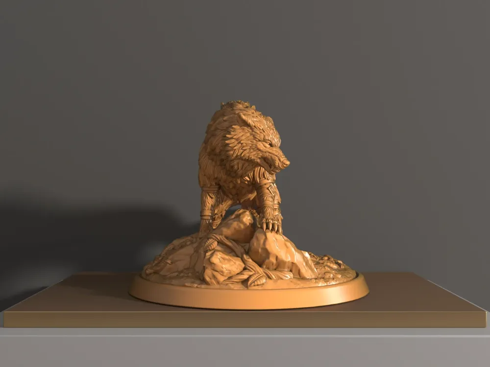 Wolf King by 天天向上 MakerWorld: Download Free 3D Models