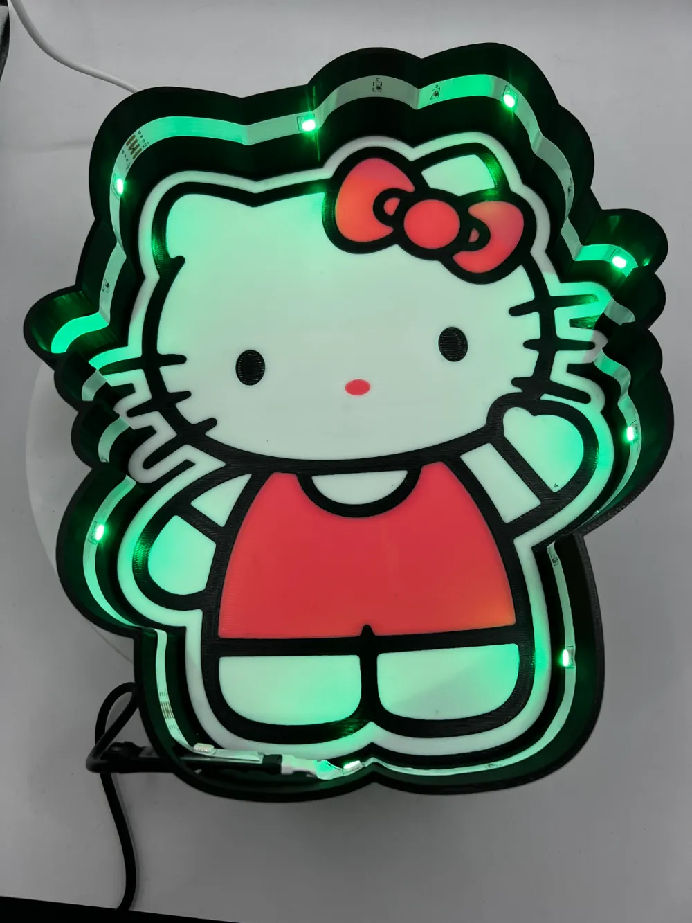 Hello Kitty LED LightBox by Cosmic Debris 3D - MakerWorld