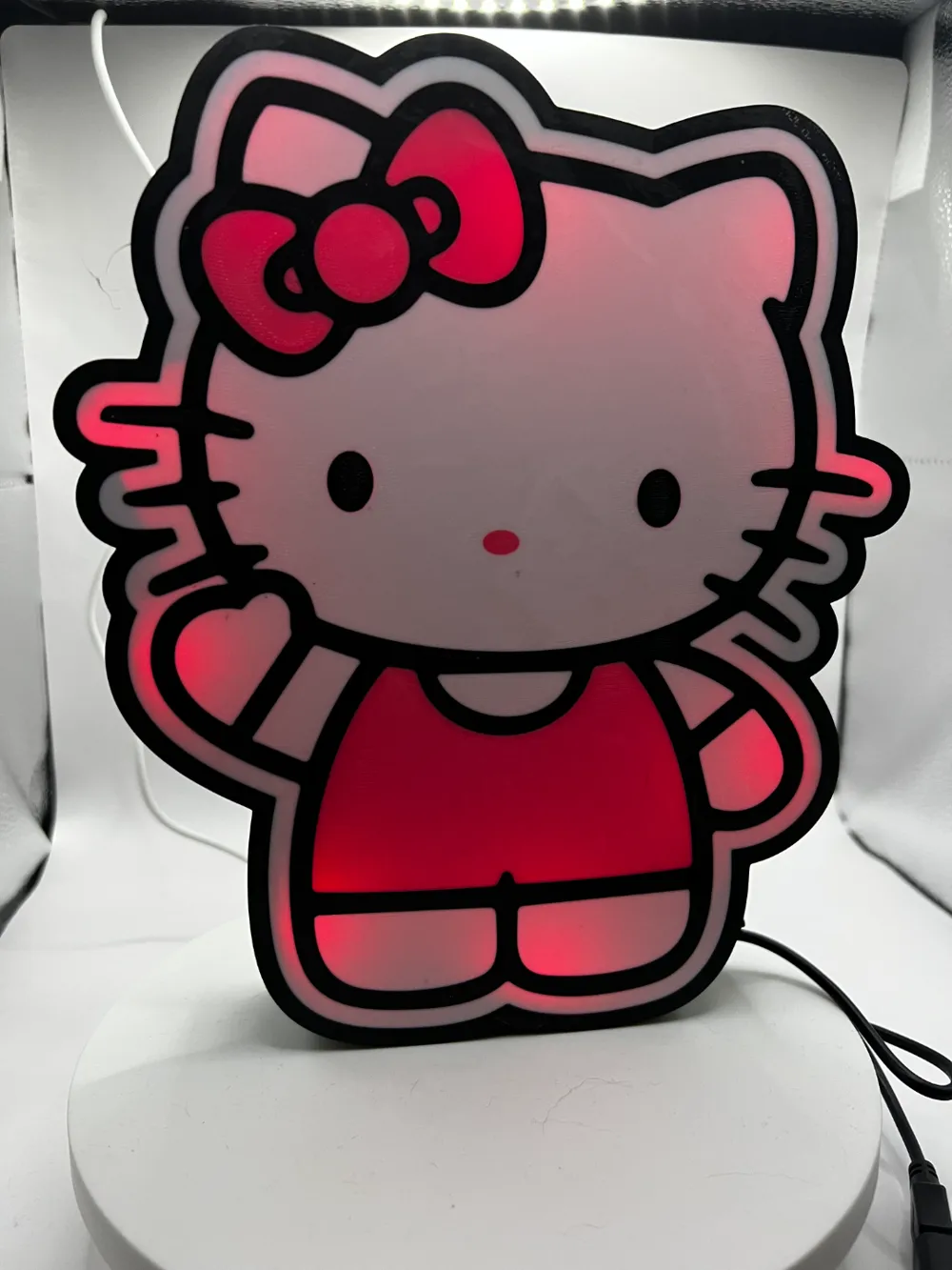 Hello Kitty LED LightBox by Cosmic Debris 3D - MakerWorld