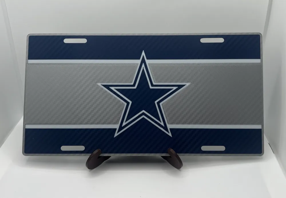 NFL Team License Plate - Dallas Cowboys by Jandaa - MakerWorld