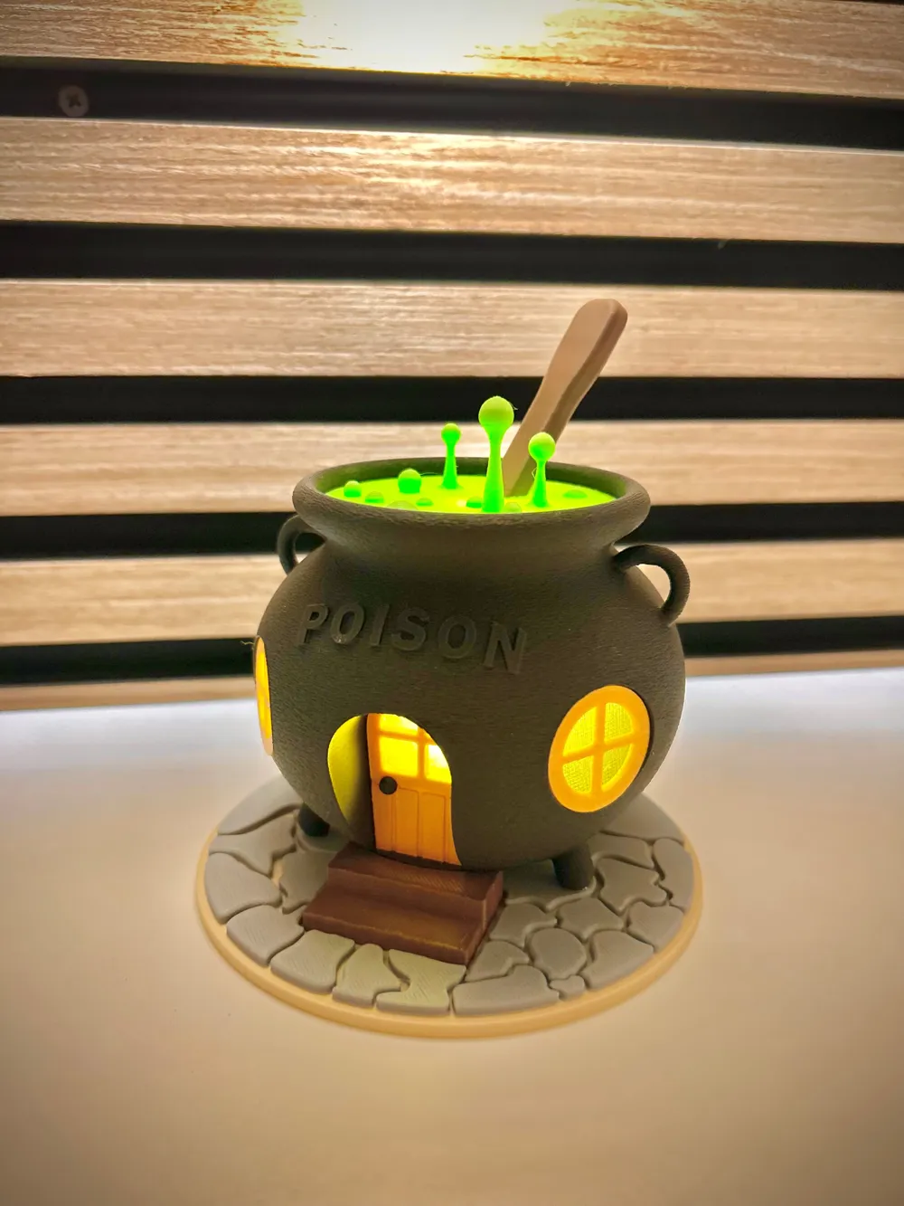 Witch's Cauldron House (Halloween) for LED Tea Light by Allpa_112 ...