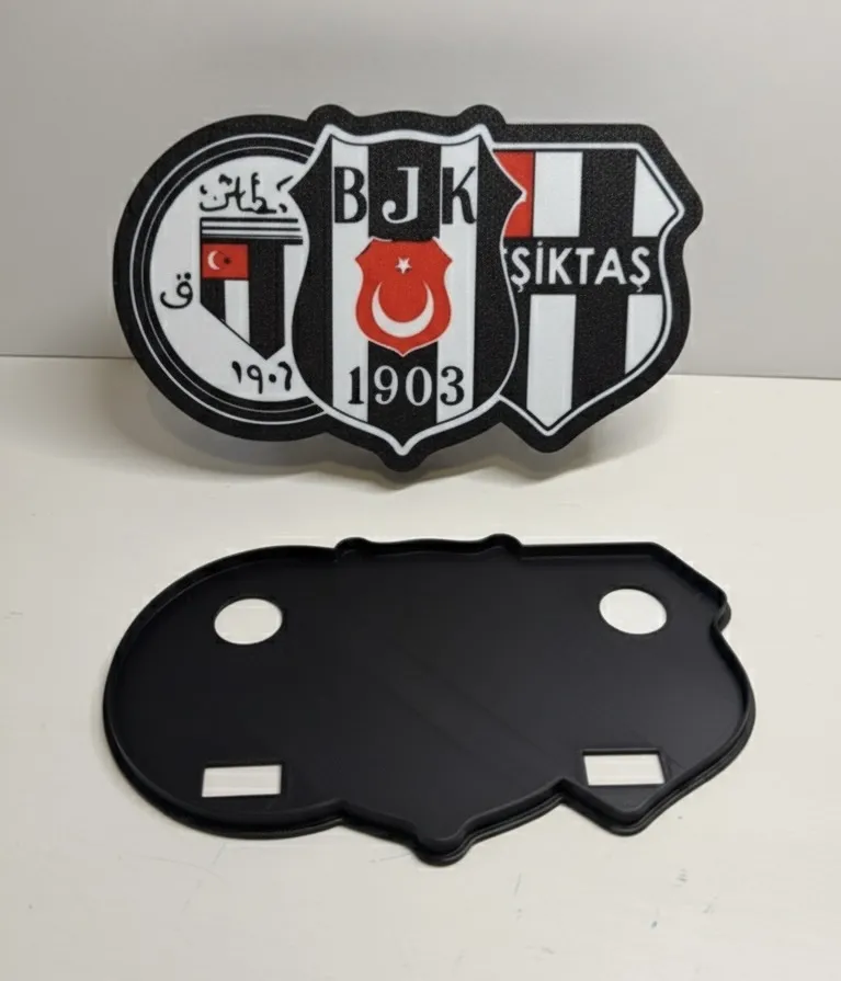 Besiktas BJK LED Wall Art - Free 3D Print Model - MakerWorld