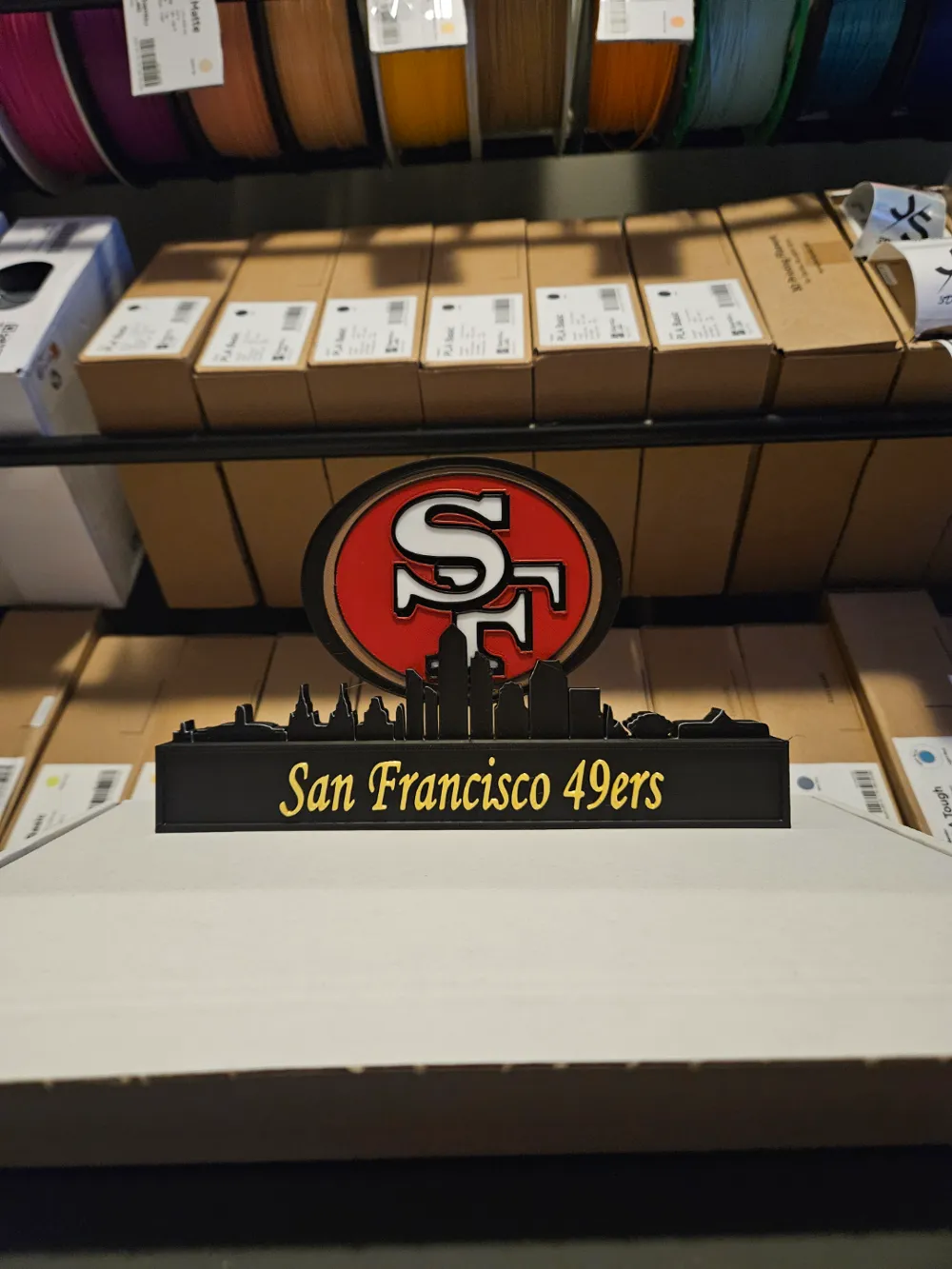 San Francisco 49ers skyline NFL by Jessie_3d_art MakerWorld: Download ...