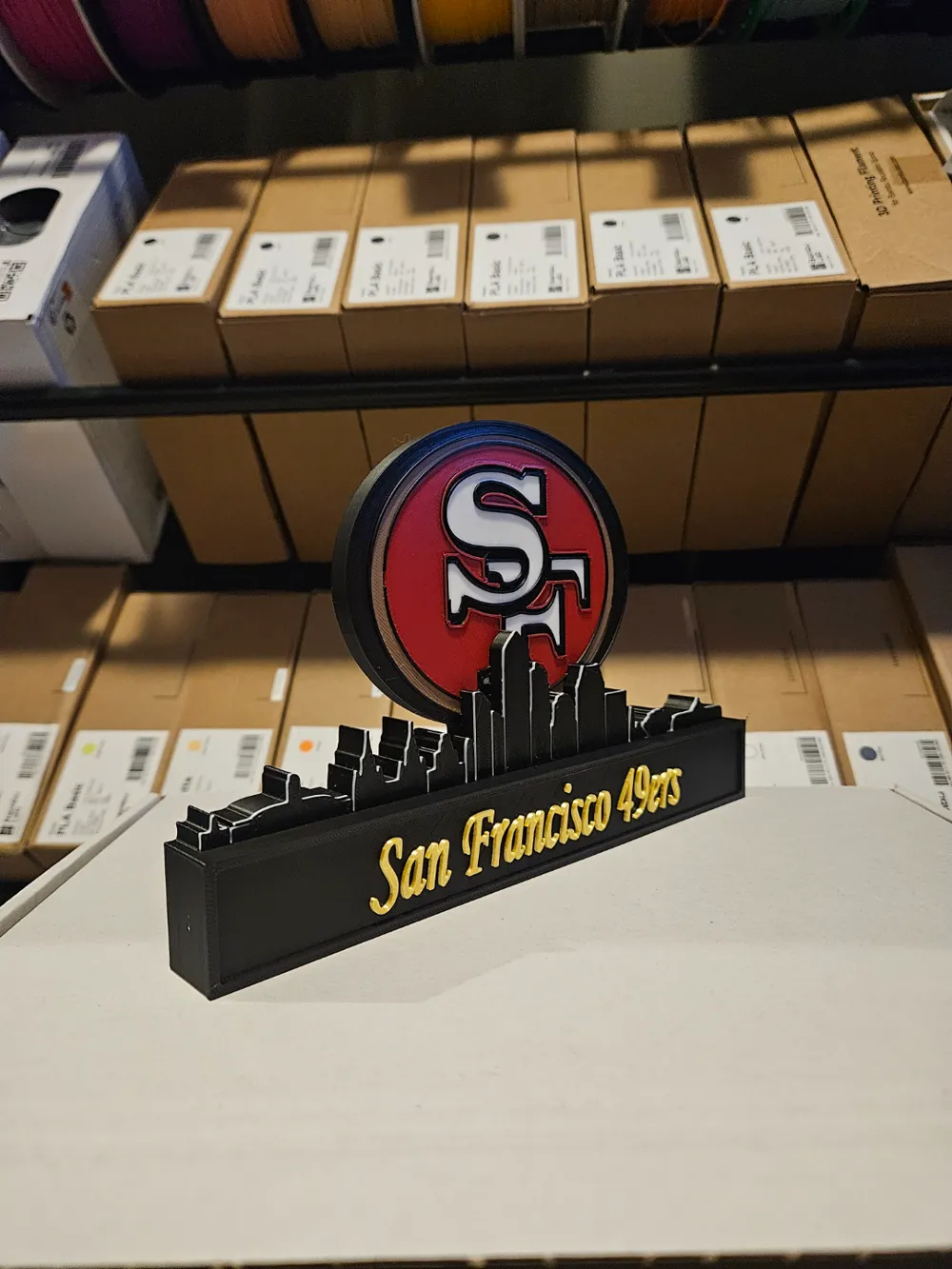 San Francisco 49ers skyline NFL by Jessie_3d_art MakerWorld: Download ...