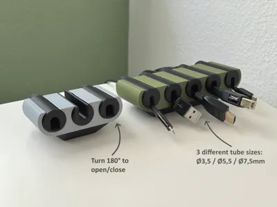 cable management 3d print model download - MakerWorld