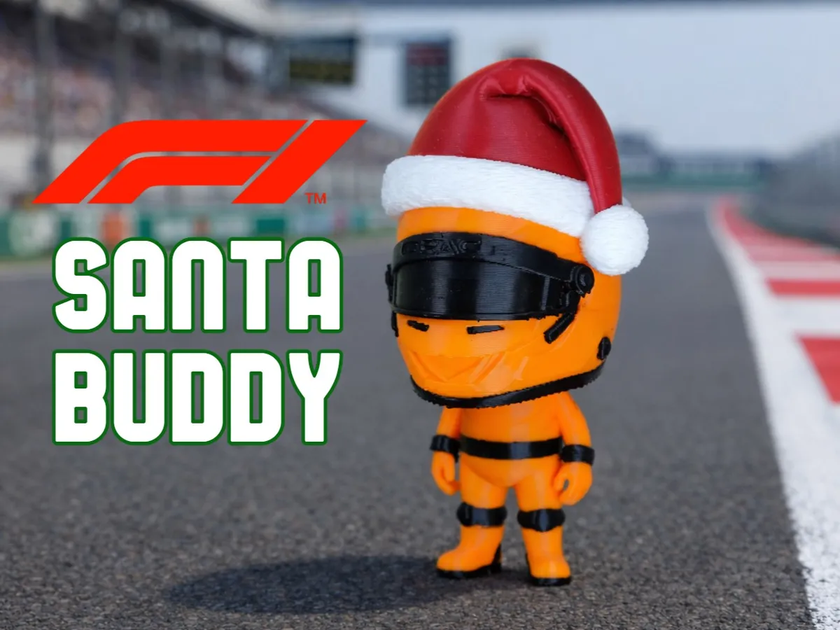 Formula 1 Santa Buddy - Free 3D Print Model - MakerWorld