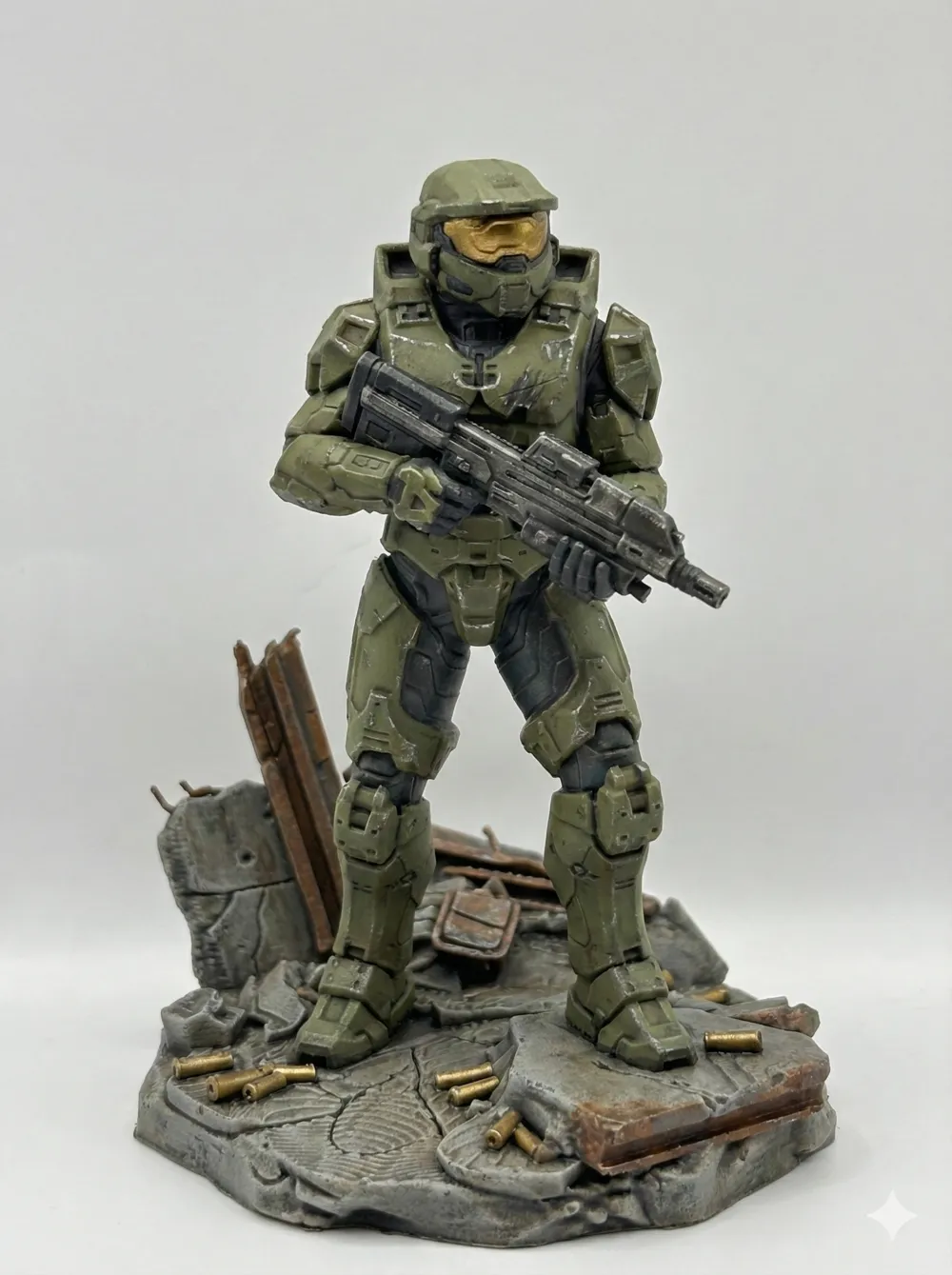 Halo Master Chief: Battle Worn 3D Figure - Free 3D Print Model - MakerWorld