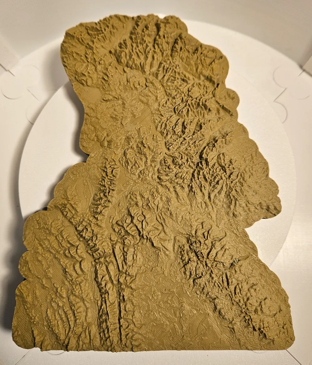 Yellowstone Topography Model by k3ldar - MakerWorld