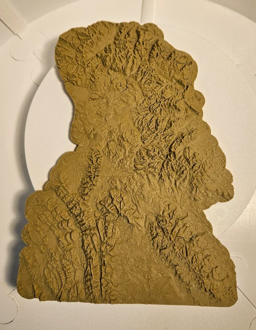 Yellowstone Topography Model by k3ldar - MakerWorld