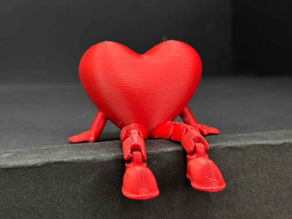 Articulated Heart - Plump Smooth - Valentine's Day - Free 3D Print ...