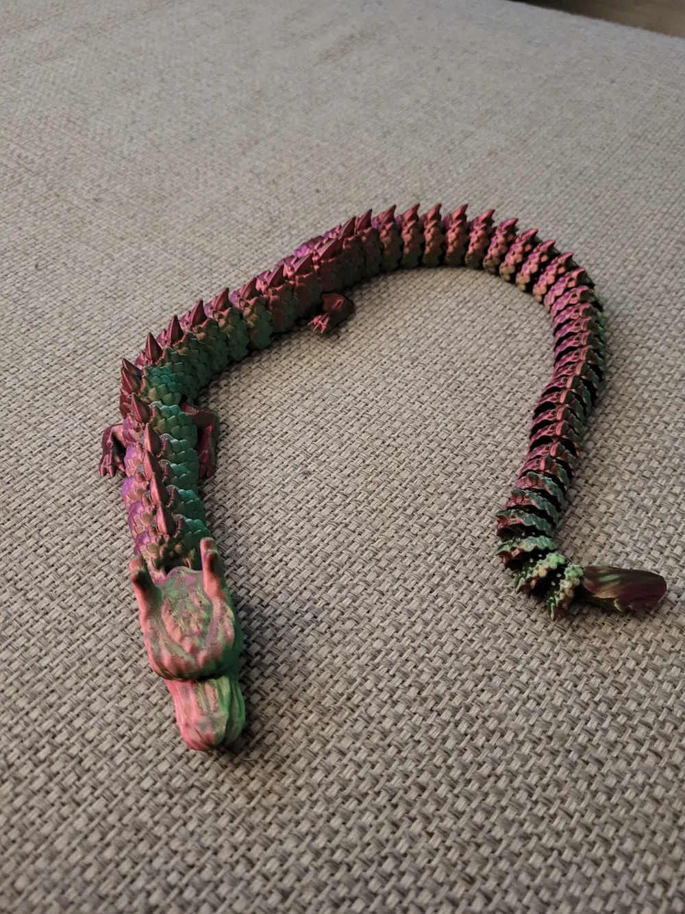 Cute articulated lava dragon by Pejdro MakerWorld: Download Free 3D Models