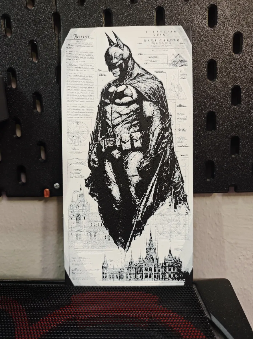Batman Hueforge (Newspaper Page) by s.yukselyilmaz MakerWorld: Download ...