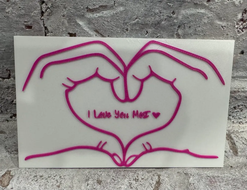 I Love You Most Sign by CorwineCustoms.3D LLC - MakerWorld