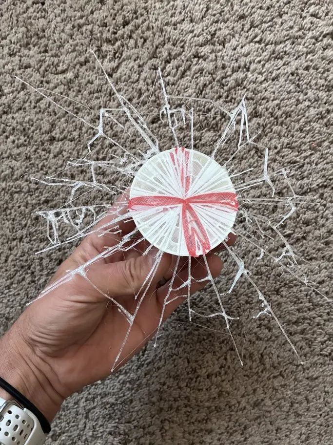 "Broken Glass" Baseball Illusion, April Fools Joke - Free 3D Print ...