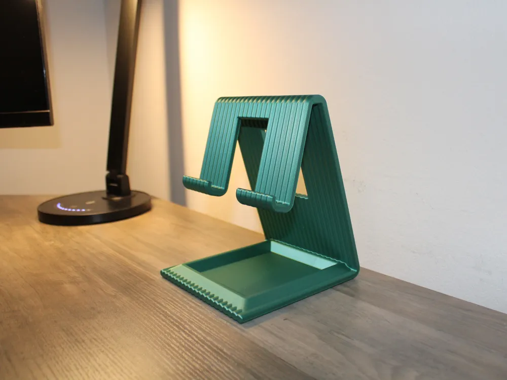 Modern Tablet Stand with Storage Place by Franken 3D - MakerWorld