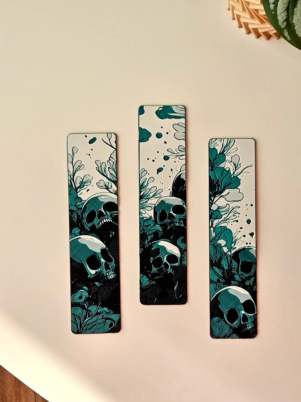 Skull Garden - Bookmarks Set by C3D MakerWorld: Download Free 3D Models