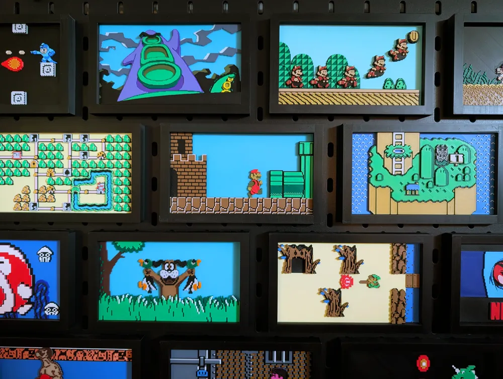 Super Mario Bros. - Pipe Transition Wall Art - Free 3D Print Model ...