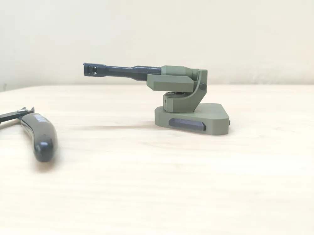 Mini Rotating Cannon - Free 3D Print Model - MakerWorld
