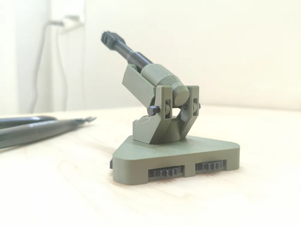 Mini Rotating Cannon - Free 3D Print Model - MakerWorld