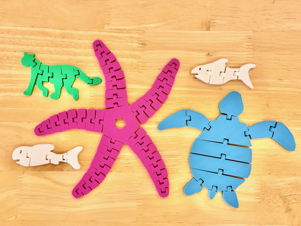 Learn How To Create Your Own Articulated Animals - Free 3D Print Model ...