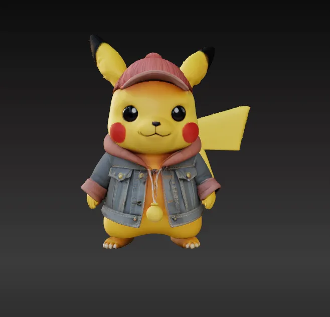 Pikachu 3D Figurine - Casual Urban Edition by Neoflix3d - MakerWorld