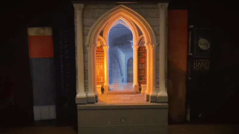 The Infinite Archive - Gothic Infinity Book Nook - Free 3D Print Model ...