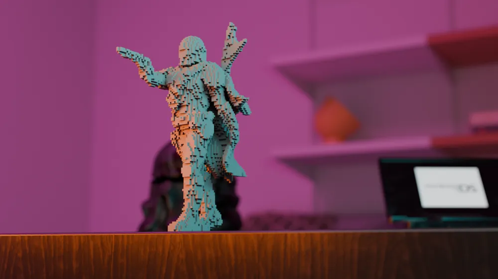 Pixelated 8 Bit Mandalorian by theStonefox - MakerWorld