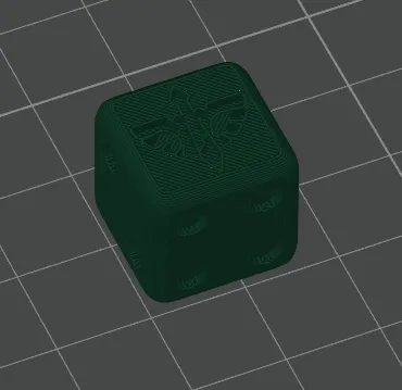 Customizable D6 Dice (Blank 6 Side) by NoShieldAllFlesh - MakerWorld