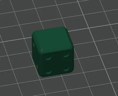 Customizable D6 Dice (Blank 6 Side) by NoShieldAllFlesh - MakerWorld