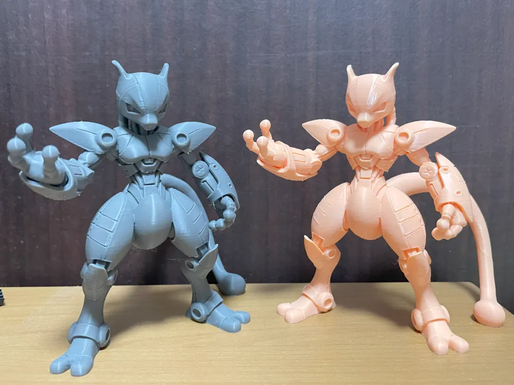 Mecha Mewtwo – Armored Evolution - Free 3D Print Model - MakerWorld