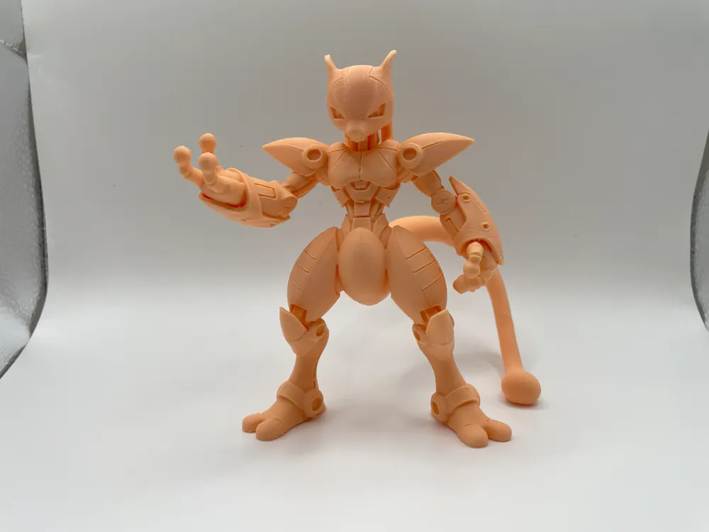 Mecha Mewtwo – Armored Evolution - Free 3D Print Model - MakerWorld