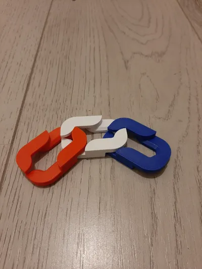 Logo Chain Flat with rounded edges by VK3DP - MakerWorld