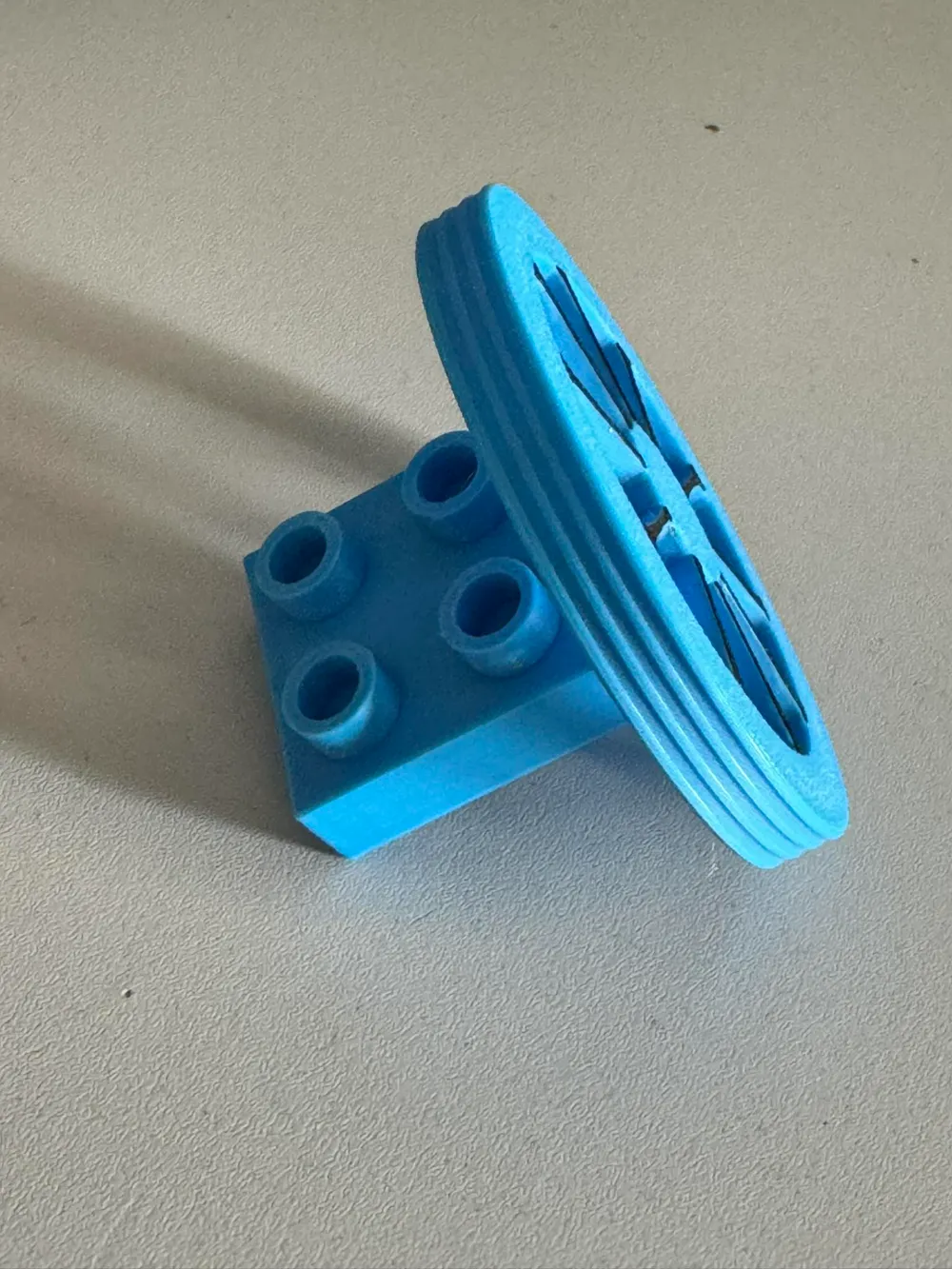 Big 65mm Wheel for Duplo bricks by michsiv - MakerWorld