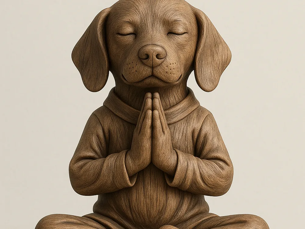 Zen dog by TheoJustine MakerWorld: Download Free 3D Models