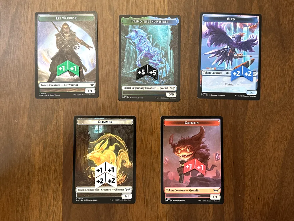 MtG Buff Tokens | Counters | Magic the Gathering - Free 3D Print Model ...