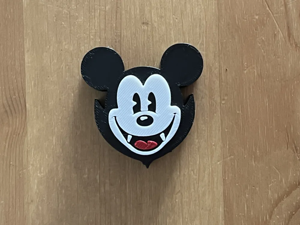mickey mouse Dracula Stanley straw topper - Free 3D Print Model ...