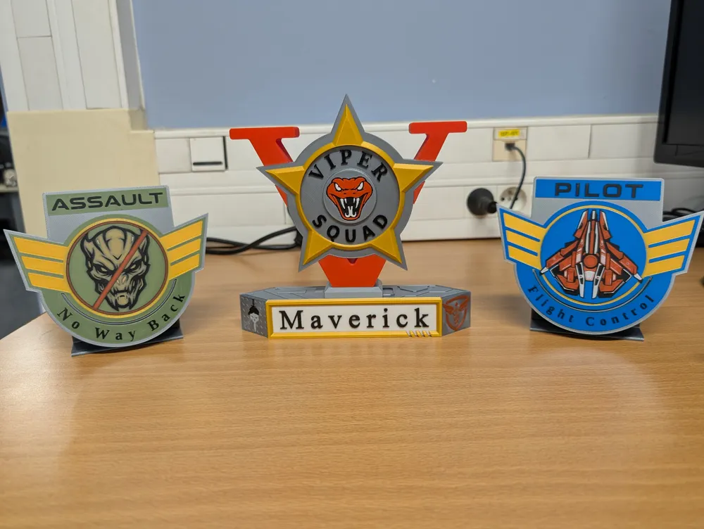 Badge StarCitizen Pilot - Free 3D Print Model - MakerWorld