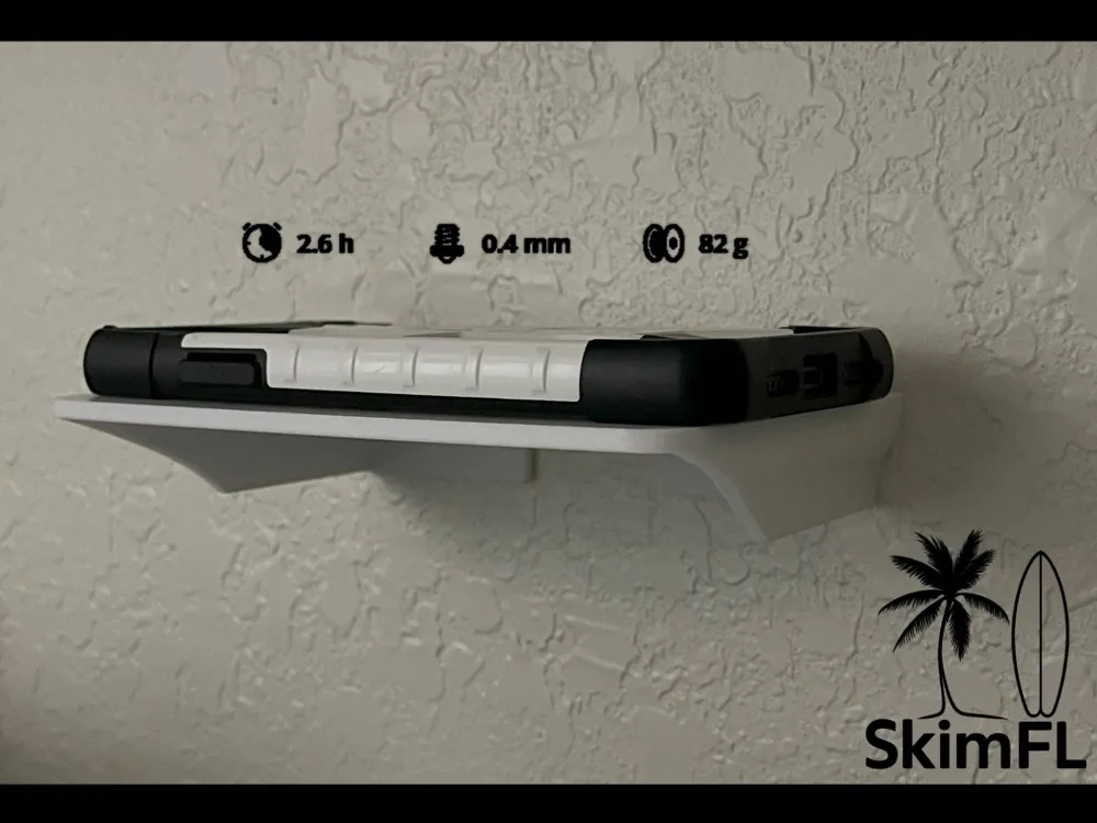 Adhesive iPhone Shelf Command Strips Electronics - Free 3D Print Model ...
