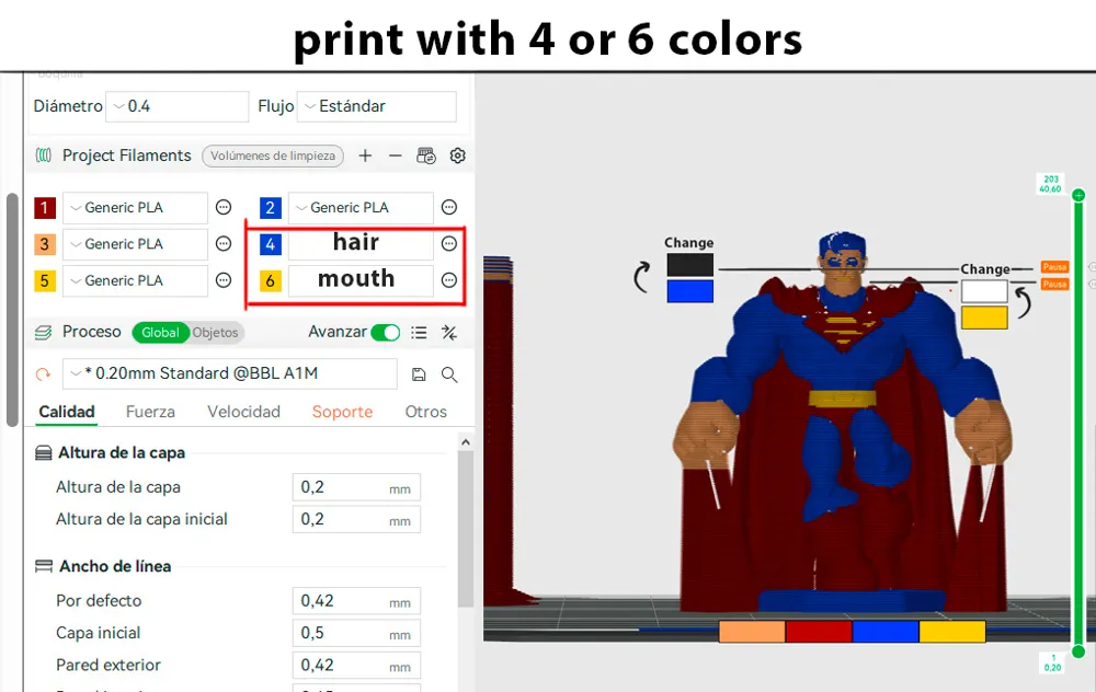 Superman - Microverse Warriors by Gus SantomeMakerWorld: Download Free 3D Models