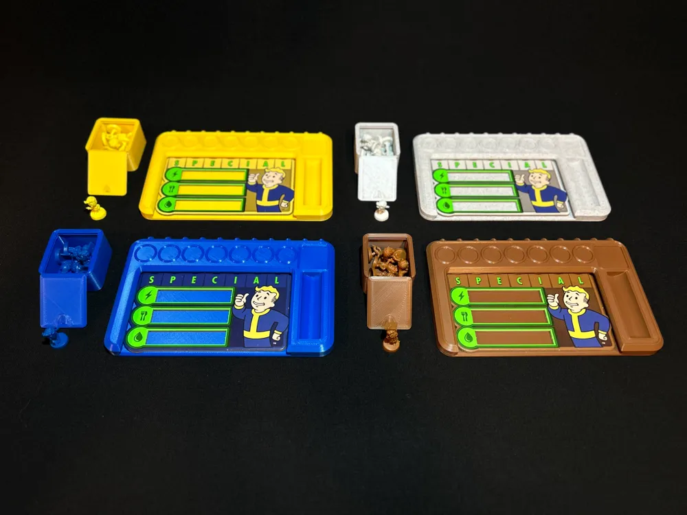 Fallout Shelter Player dashboard, playerboard by Hexgray3d MakerWorld ...