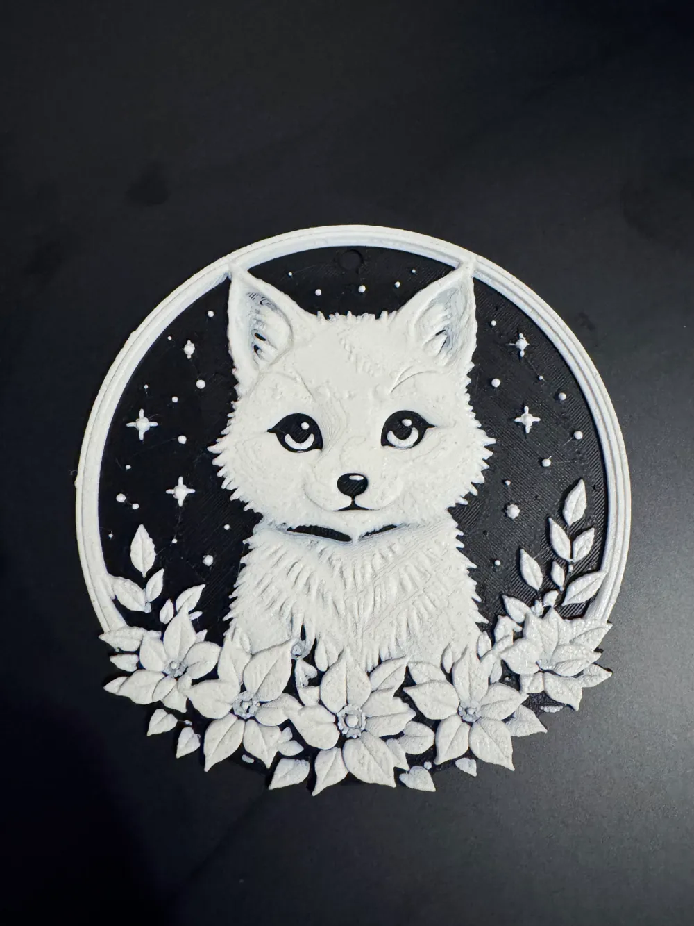 Christmas Artic Fox Decoration - Free 3D Print Model - MakerWorld